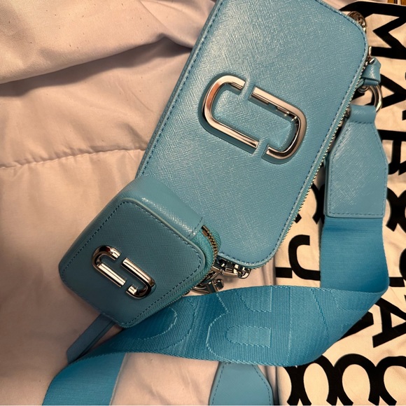 Marc Jacobs | Bags | Marc Jacobs Snapshot Baby Blue New | Poshmark